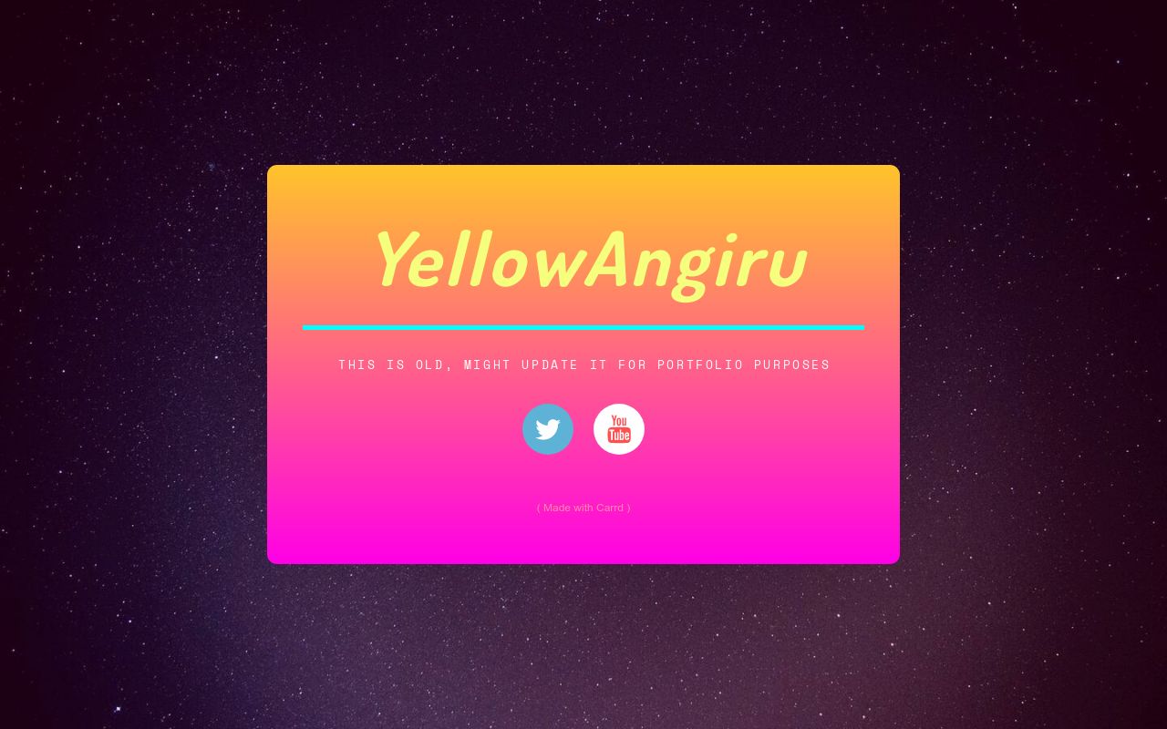YellowAngiru's carrd.co